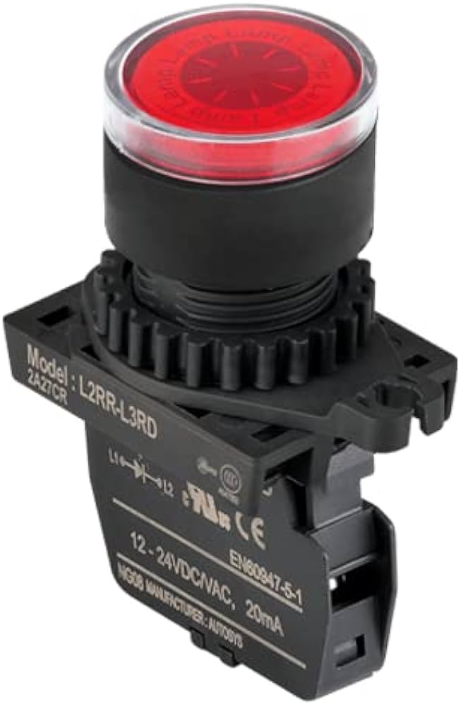 Pilot Lamp Autonics L2RR-L3RL LED Red 100-220VAC Pilot Lamp Autonics L2RR-L3RL LED Red 100-220VAC