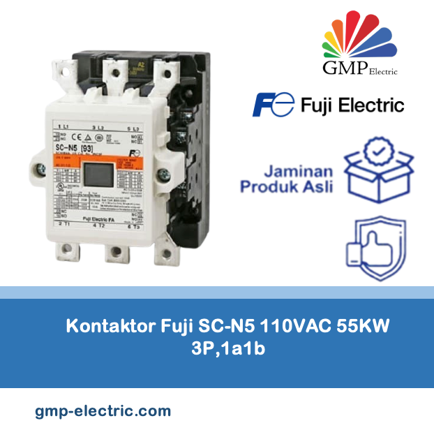 Kontaktor Fuji SC-N5 110VAC 55KW 3P,1a1b