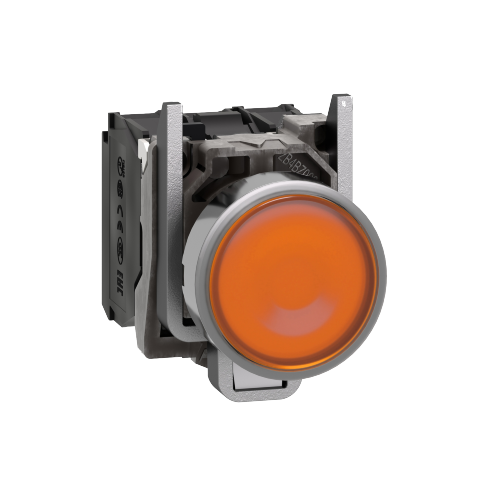 Push Button Schneider XB4-BW35G5 22 mm Metal 110VAC Amber
