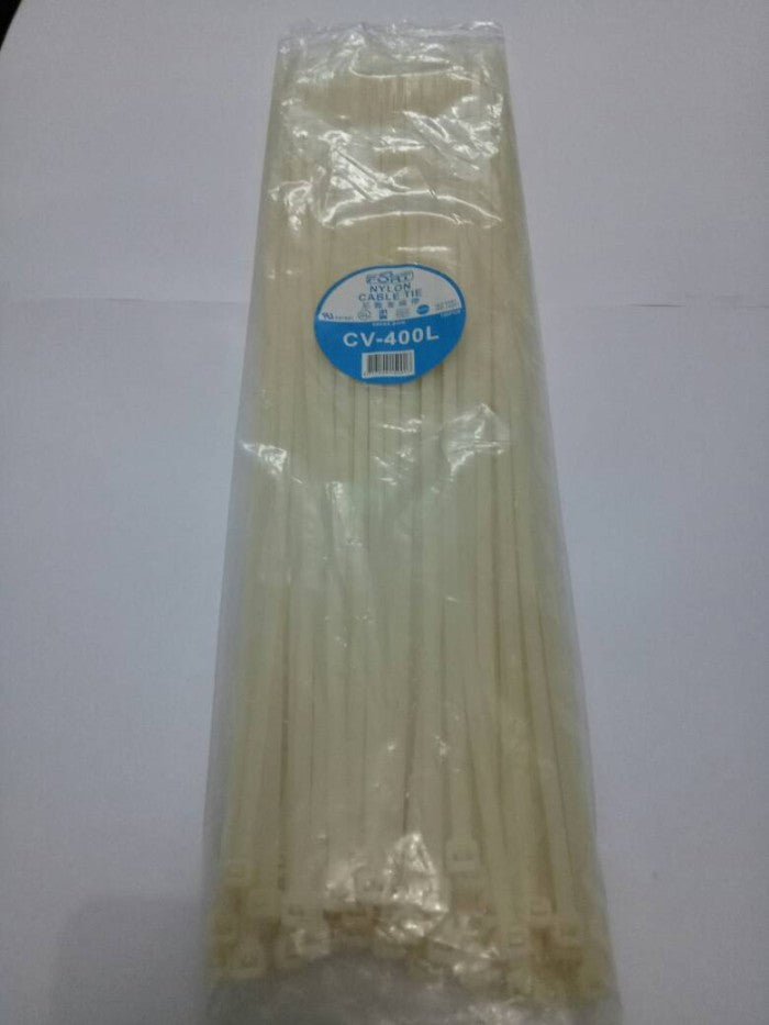 Kabel Ties Fort CV-400L FSM 5x400mm White @100 pcs