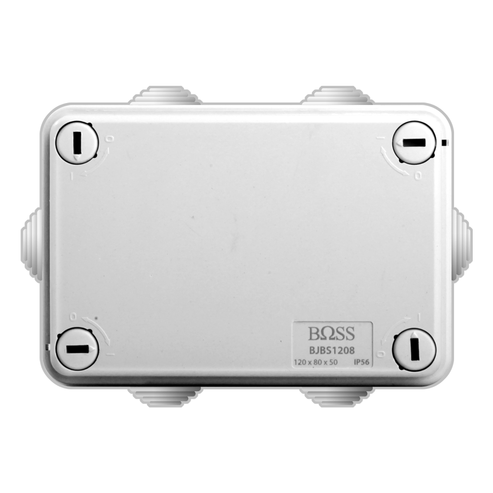 Duradus PVC BOSS 120(W)x80(H)x50(D) mm Persegi White +gland