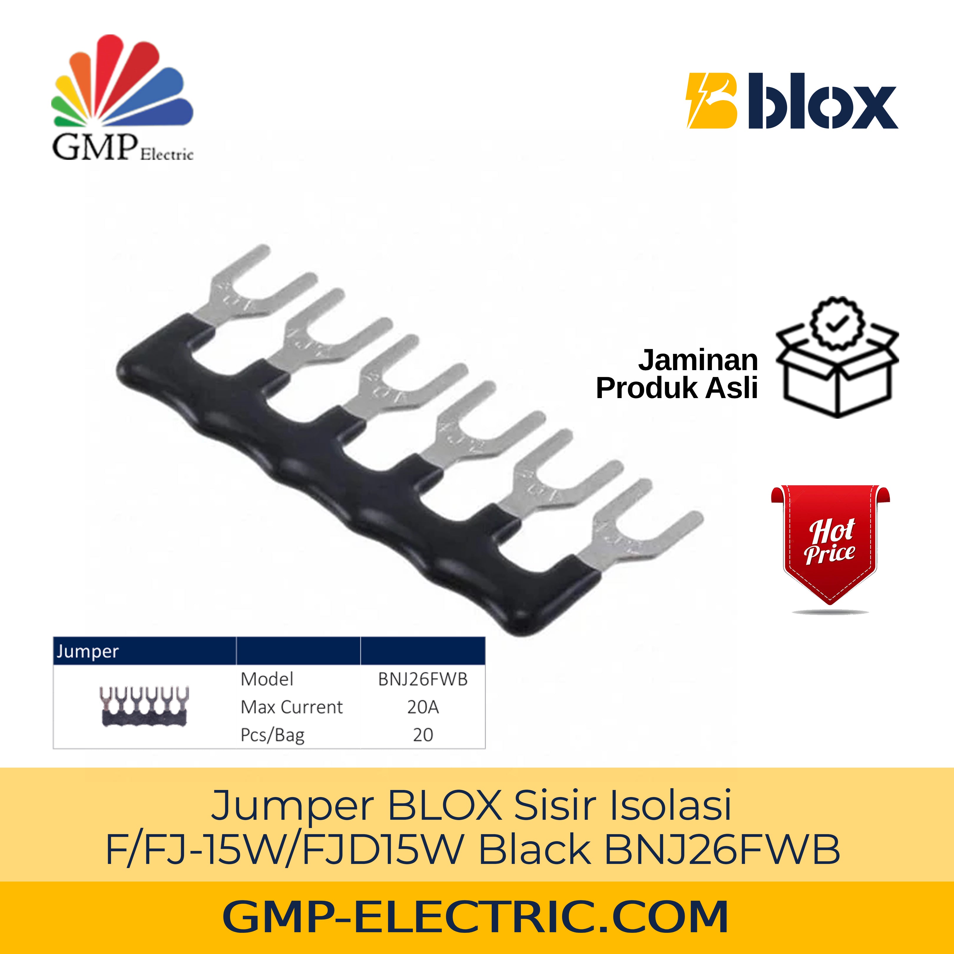 Jumper BLOX Sisir Isolasi F/FJ-15W/FJD15W Black BNJ26FWB