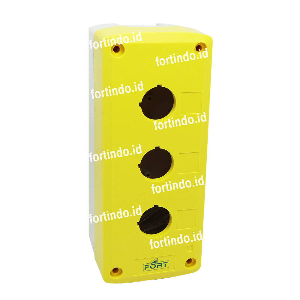 Control Box Fort PVC 3 Lubang 22 mm Yellow BX3-22Y