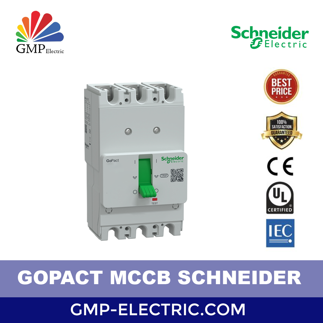 Breaker Schneider GoPact 125 3P 80A 15kA TM-D G12E3F80 Fixed