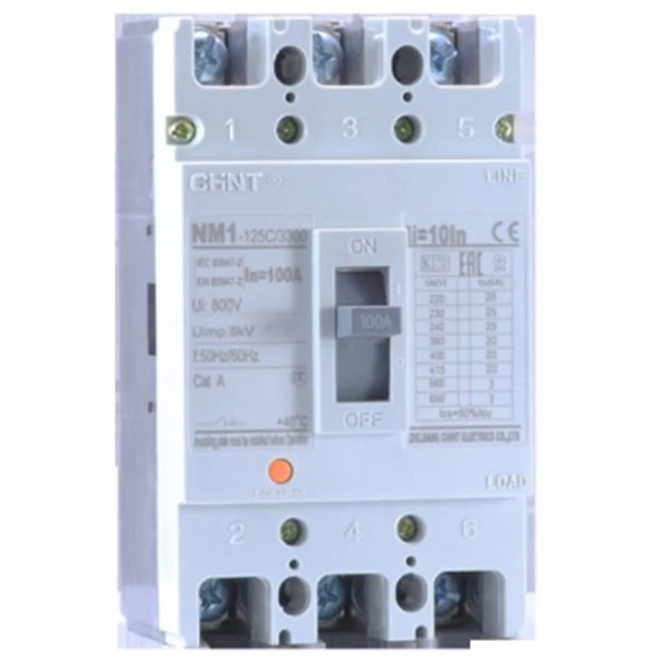 MCCB Chint 3P 100A 20kA