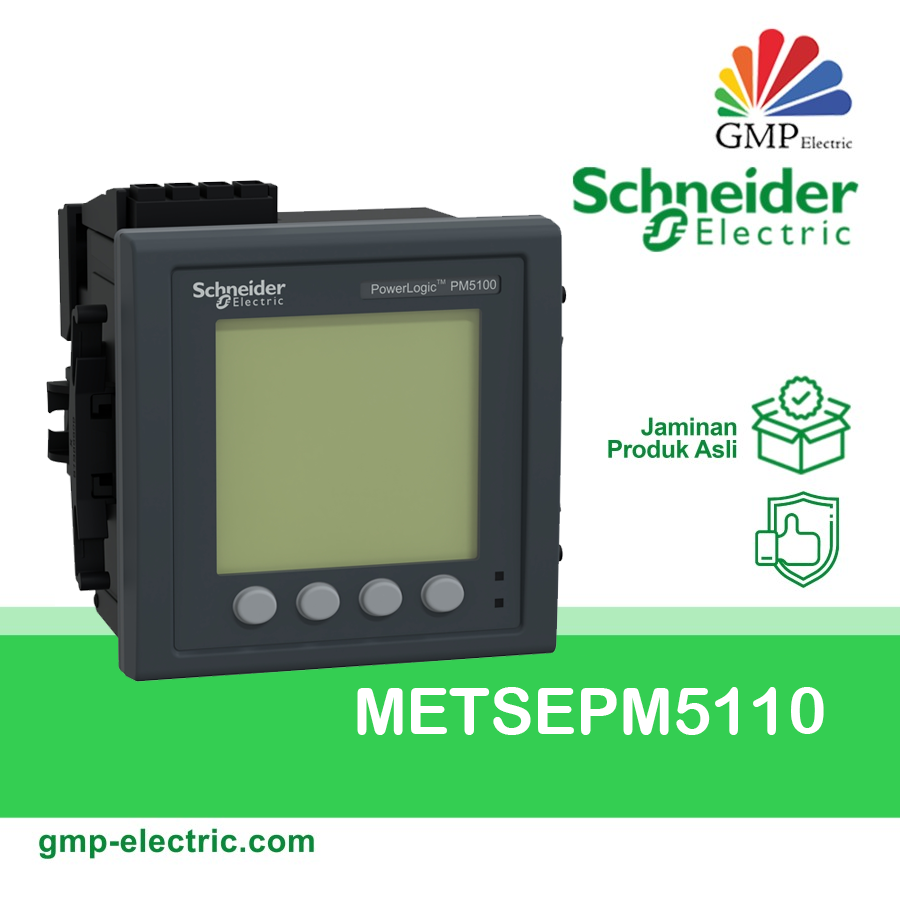Power Meter Schneider METSEPM5110, Modbus RS-485, Acc.0.5s, Single Tar