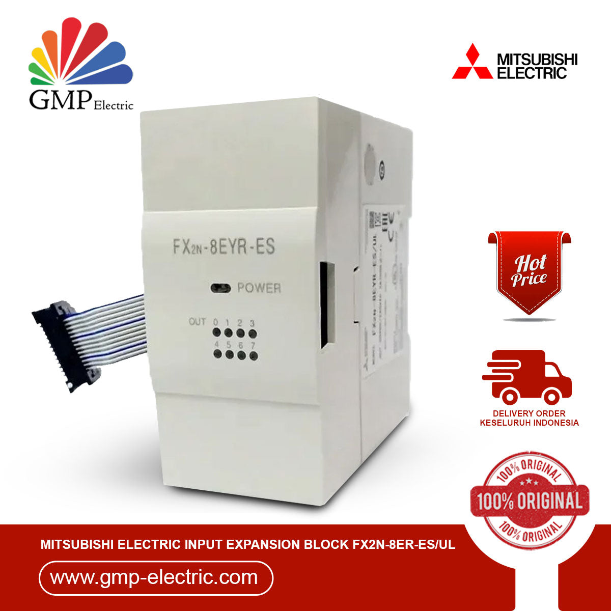 Mitsubishi Electric Input Expansion Block FX2N-8ER-ES/UL