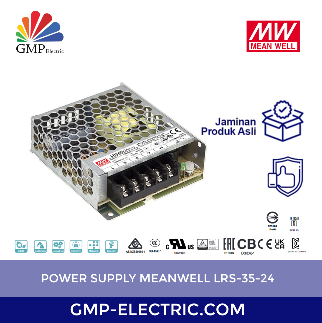 Power Supply Meanwell LRS-35-24