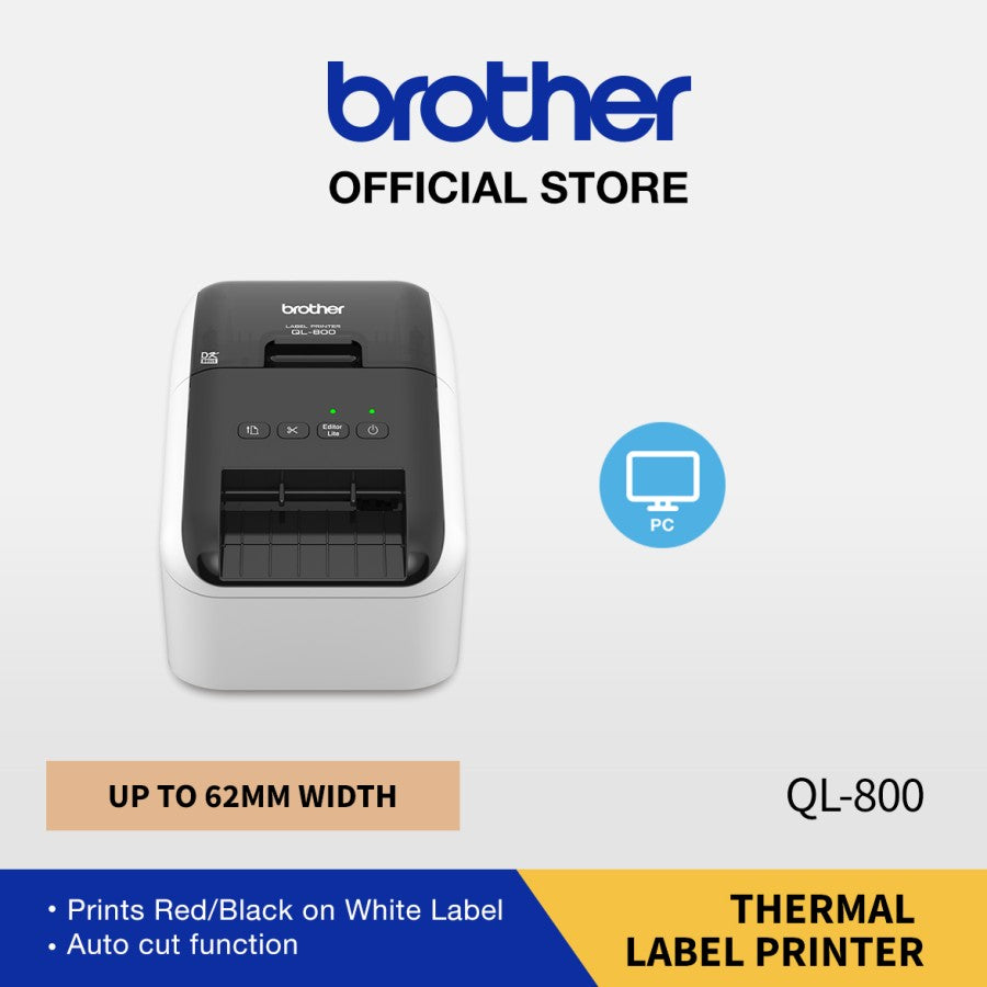 Printer Brother QL-800 Label Maker Pembuat Label QL800