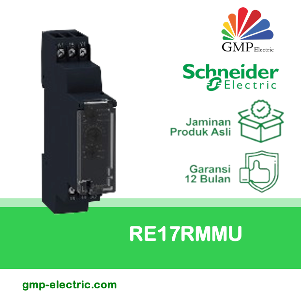 Timer Relay Schneider RE17RMMU 24VDC/24~240VAC