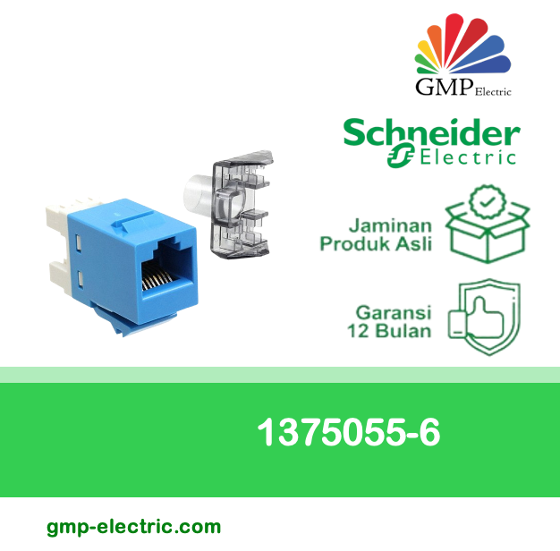 Modular RJ45 Commscope Jack Cat-6 1375055-6