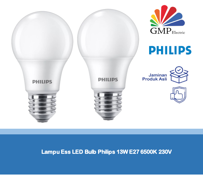 Lampu Ess LED Bulb Philips 13W E27 6500K 230V