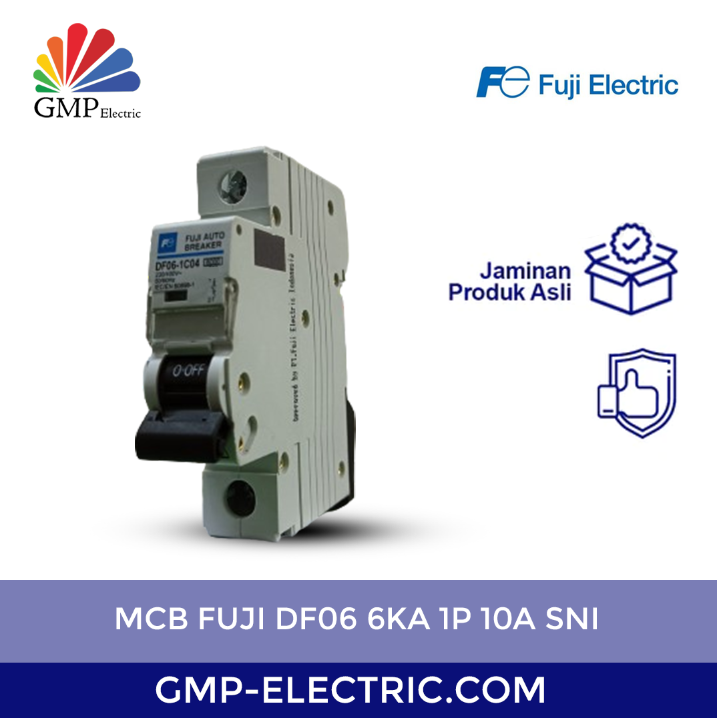 MCB Fuji DF06 6kA 1P 10A SNI