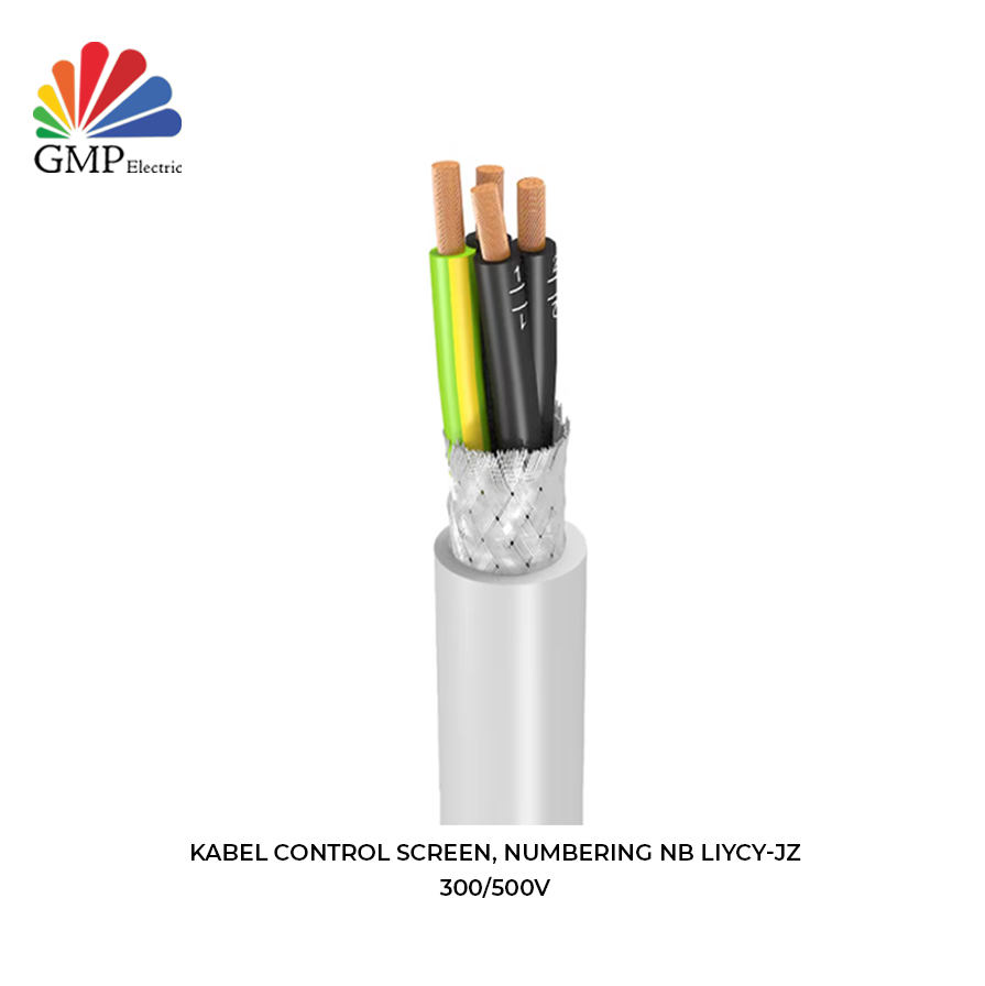 Kabel Control Screen, Numbering NB LIYCY-JZ 8x1,5 mm Grey 300/500V