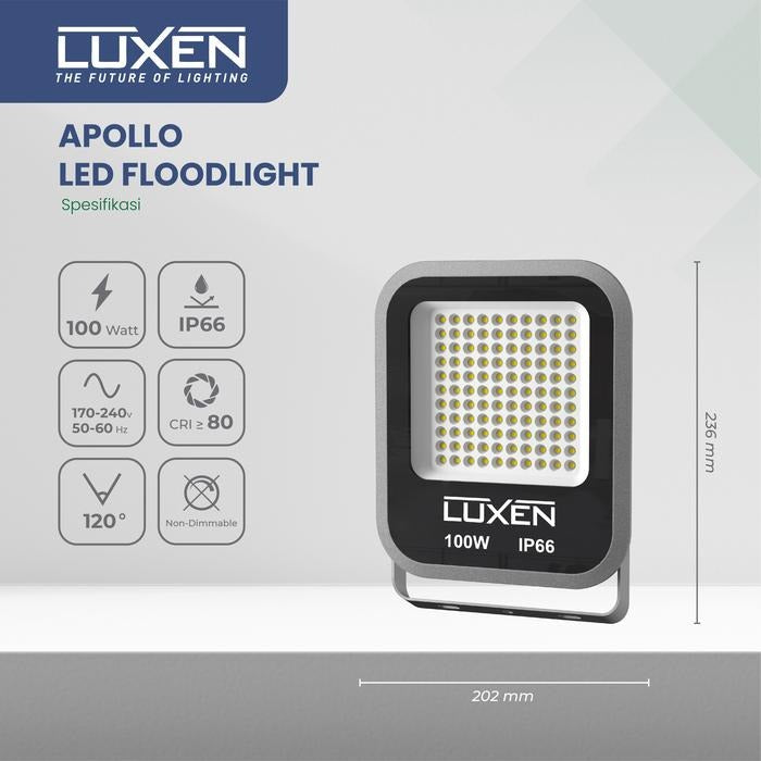 Floodlight Apollo Luxen FL20POLLO CDL 20W 3000K