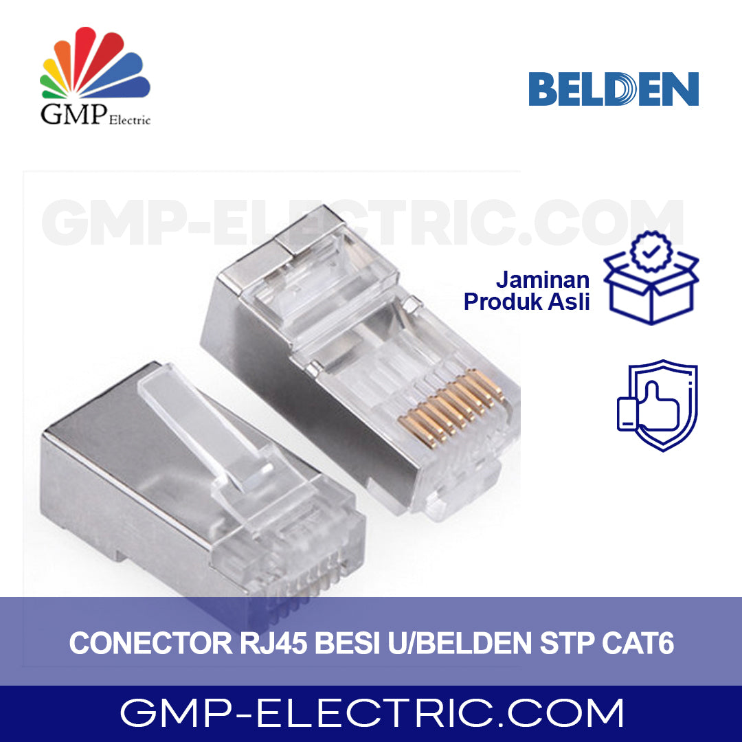 Conector RJ45 Besi U/Belden STP CAT6