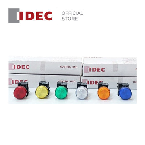 Pilot Lamp Idec YW1P-1EQM3PW Pure White 220VAC/DC 22 mm