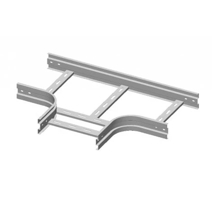 Equal Tee Tray Tek Hot Dip Galvanized U W400xH100 Silver