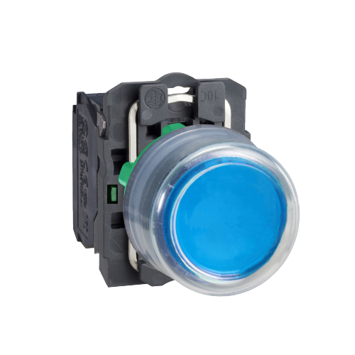Push Button Schneider XB5-AP61 22 mm Plastic Momentary IP66 Biru 1NO