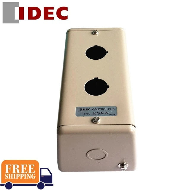 Control Box Steel Idec KGNW212Y Dia. 22 mm 2 lubang Grey