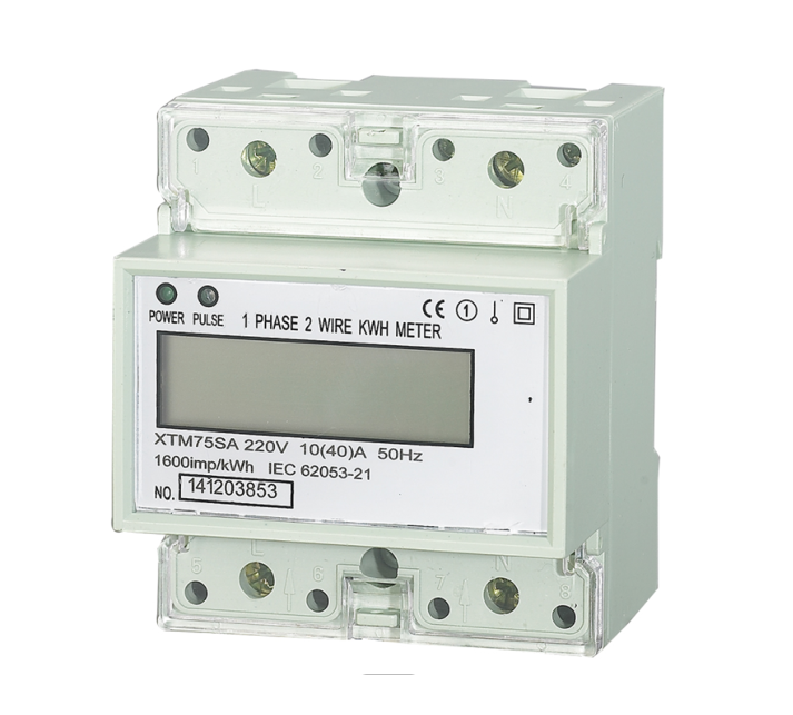KWH Meter Digital XTM75SF 1Phase 2W 220V, Direct connection 5(30)A/10(