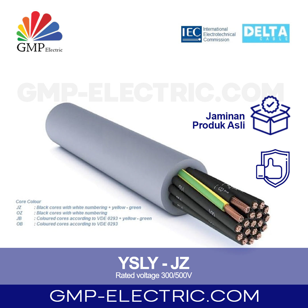 Kabel Control Numbering NB YSLY-JZ 12x1,5 mm Grey 300/500V