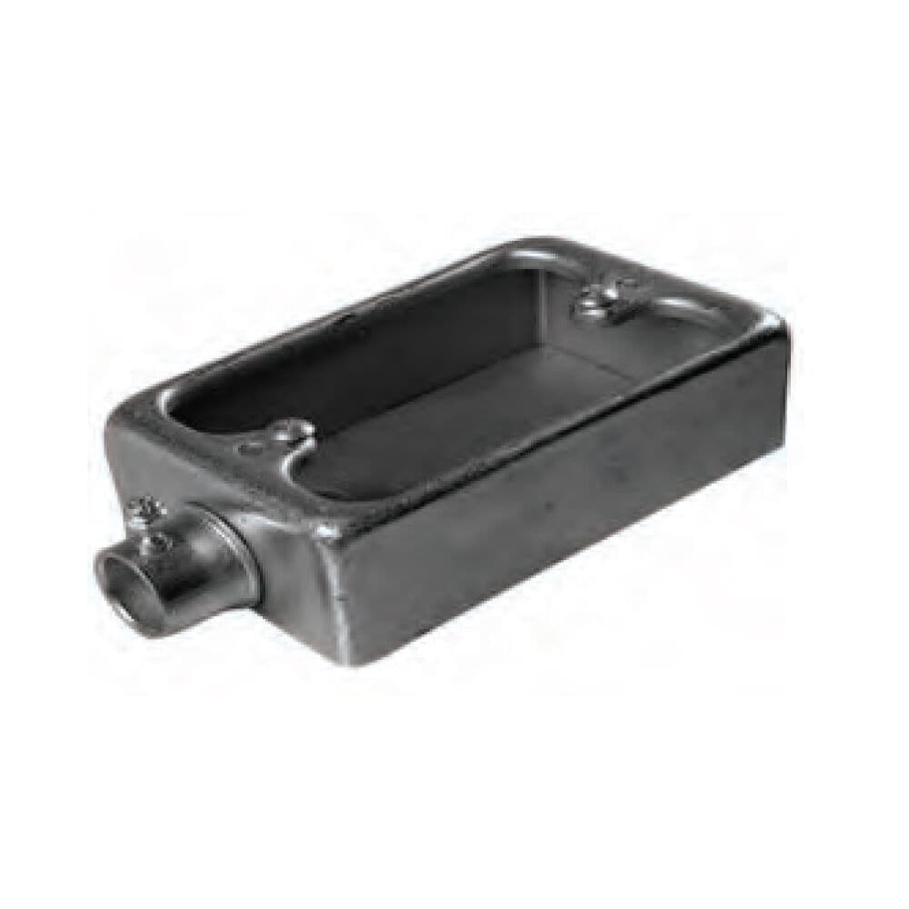 Surface Switch Box 1 Way Steel SSBS191