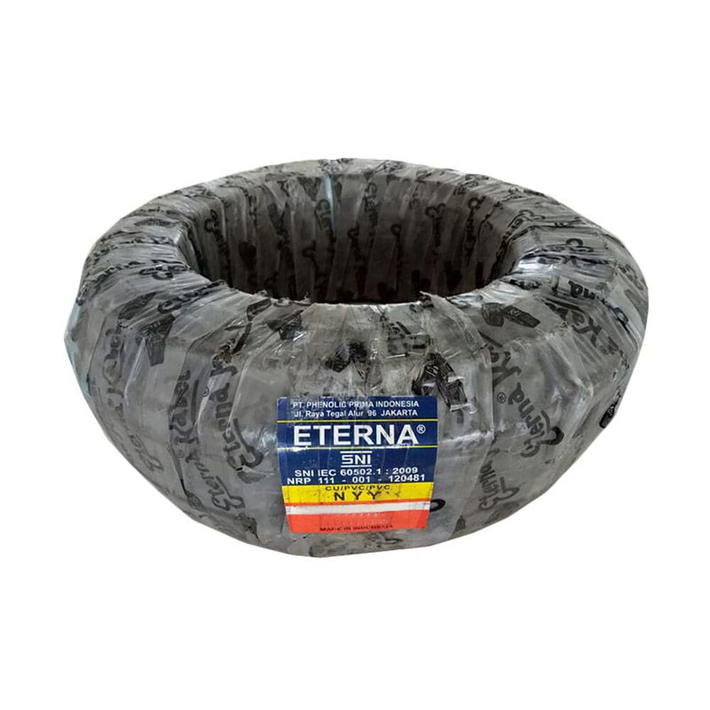 Kabel Power Eterna NYY 3x6 mm Black 0.6/1KV @50 Mtr