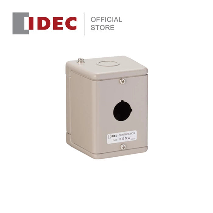 Control Box Steel Idec KGNW111Y Dia. 22 mm 1 lubang Grey