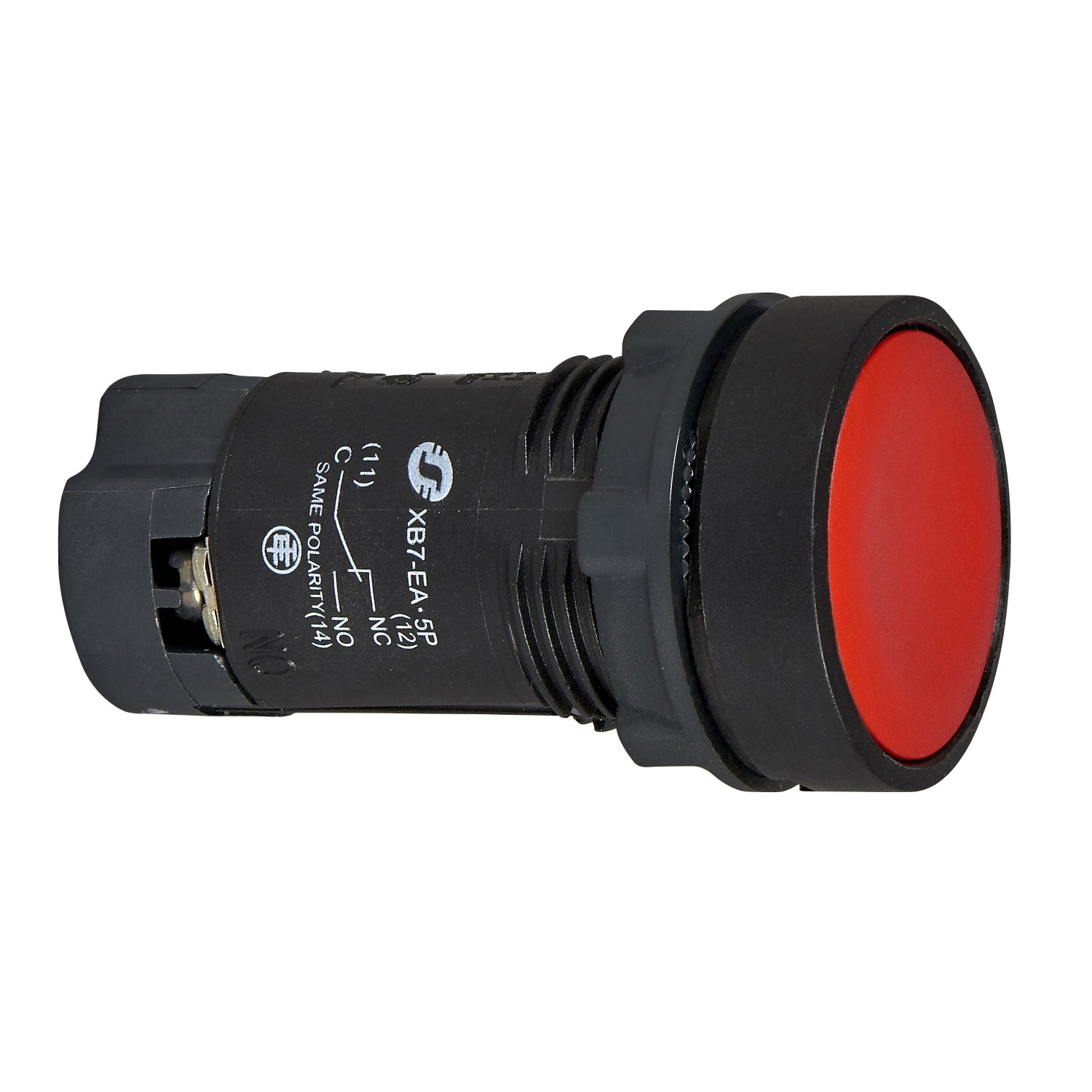 Push Button Switch Schneider XB7-EA42P 22 mm Monoblock Momentary Red 1