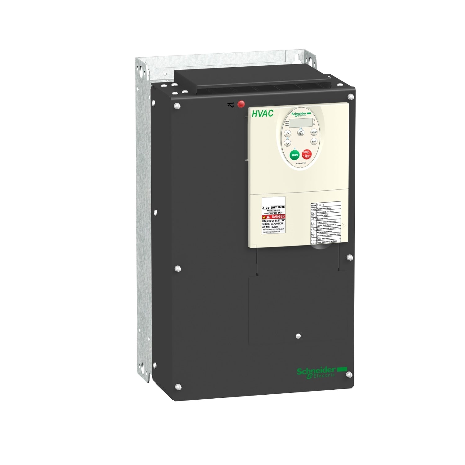 Inverter Schneider ATV212HD22N4 3P 380-480V AC 22KW