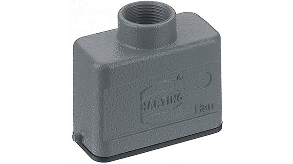 Heavy Duty Connector Hood Harting 24P Grey (09 30 006 1441)
