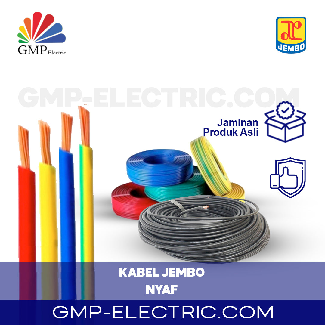 Kabel Serabut Single Core Jembo NYAF 1x10 mm @100 mtr Yellow/Green 450